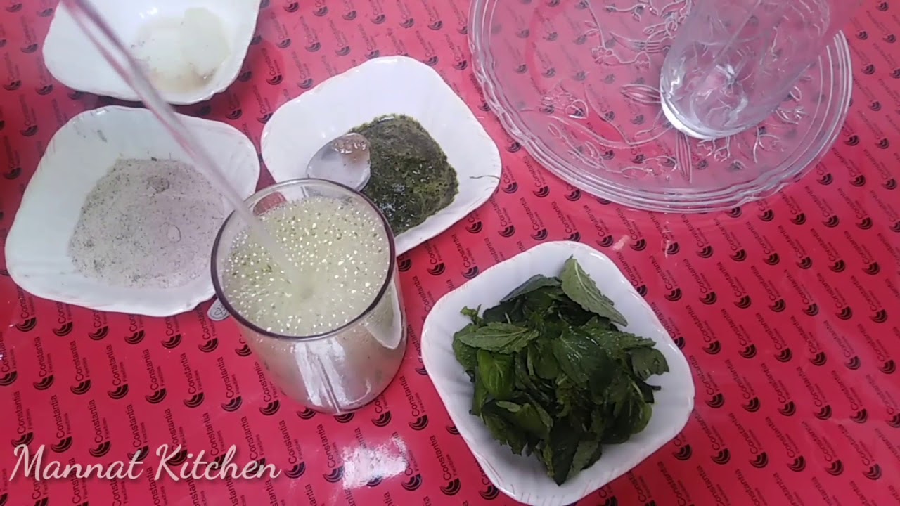 Mint Refreshment Drink/Podeena Refreshing Drink At Home - YouTube