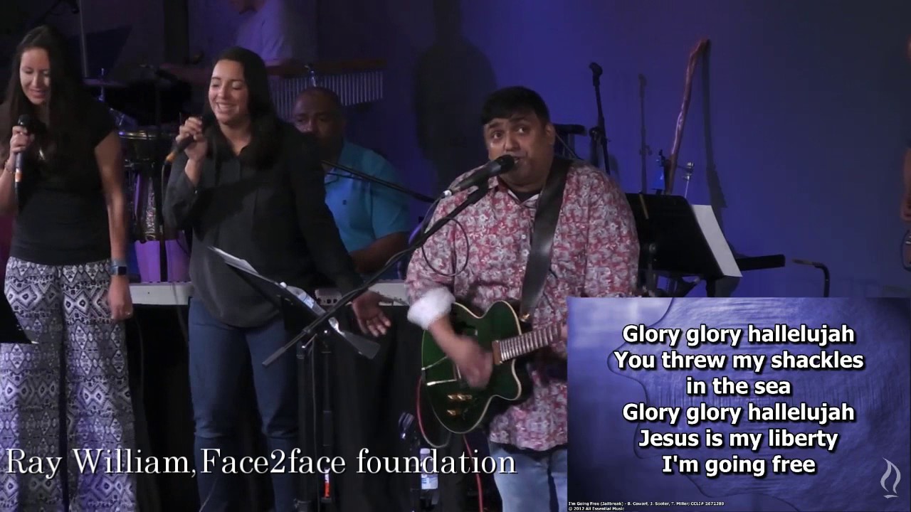 Ray william from Face2face foundation singing :-I'm going free - YouTube