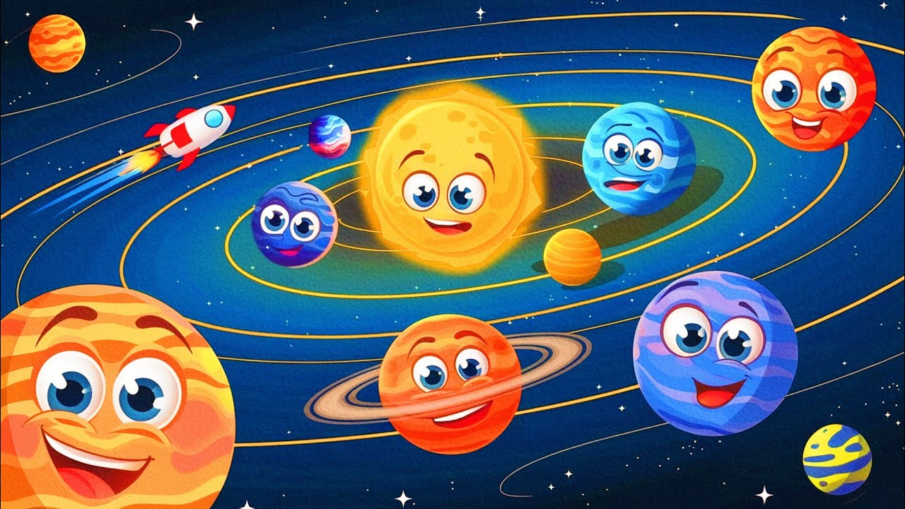 Solar System for Kids - Learn about Planets & Space for Children - YouTube
