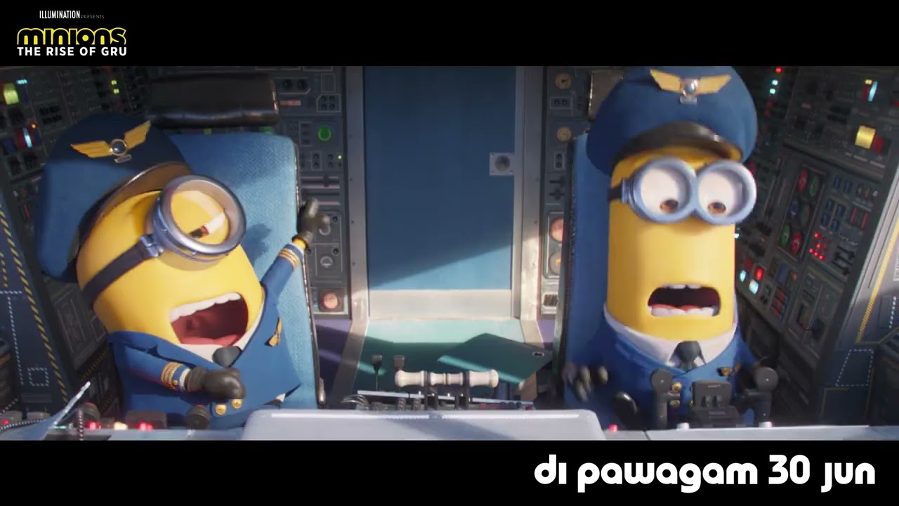 Minions: The Rise of Gru – FLIGHT SCHOOL | Di Pawagam 30 Jun - YouTube