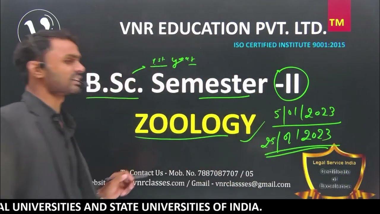 NEW SYLLABUS (2022 - 23) | B.Sc. SEMESTER- II | ZOOLOGY || ALL UP || PRAHALD SIR - YouTube