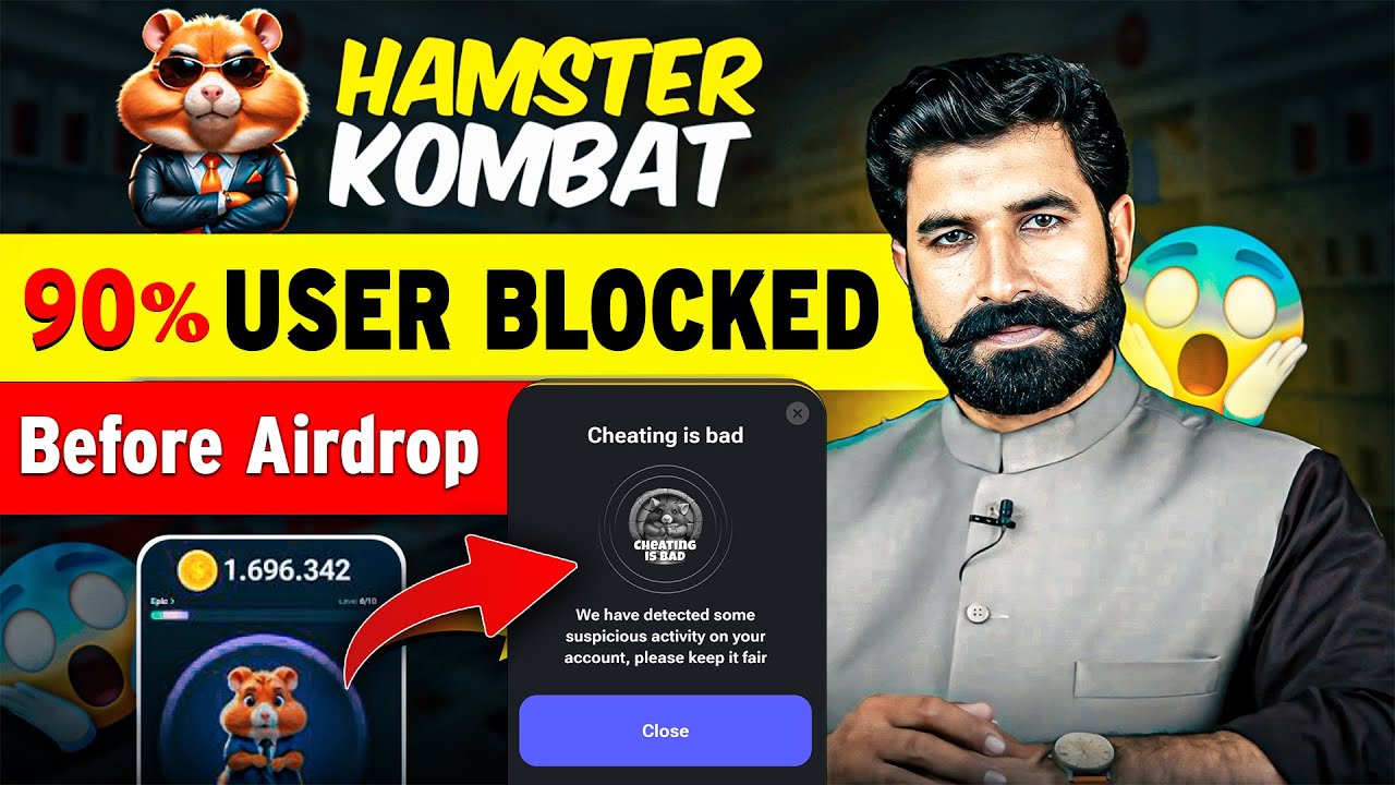 90% User Blocked before Airdrop | Hamster Kombat Showing Cheating is Bad | How to Secure ...