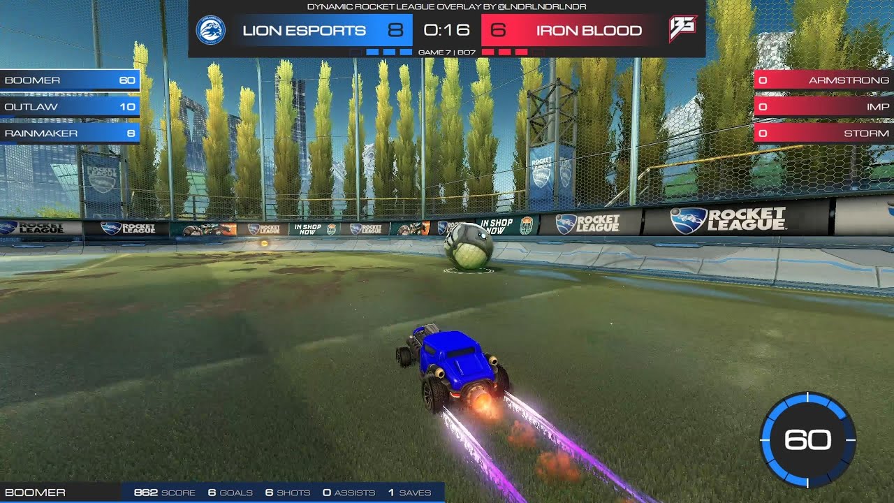 Rocket League Dynamic Overlay, TeamRoster, PreGame, Casters, Interview ...