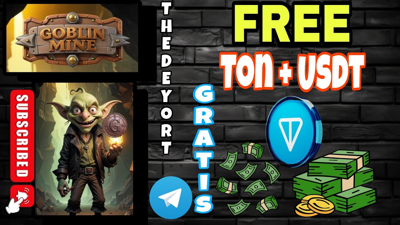 GOBLIN MINE Ton+Usdt Completamente GRATIS #goblinmine #youtube # ...
