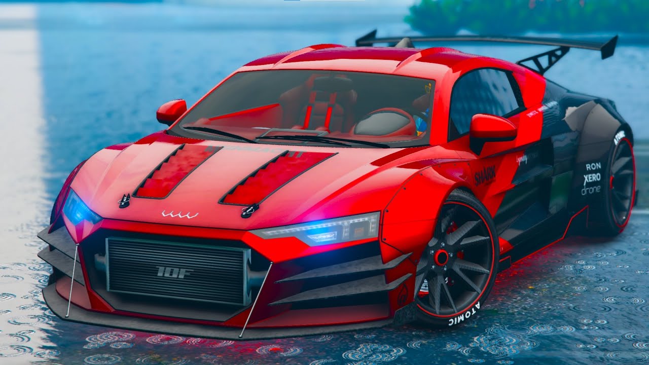 THE OBEY 10F WIDEBODY IS CRAZY! GTA 5 ONLINE! Vehicle Customization ...