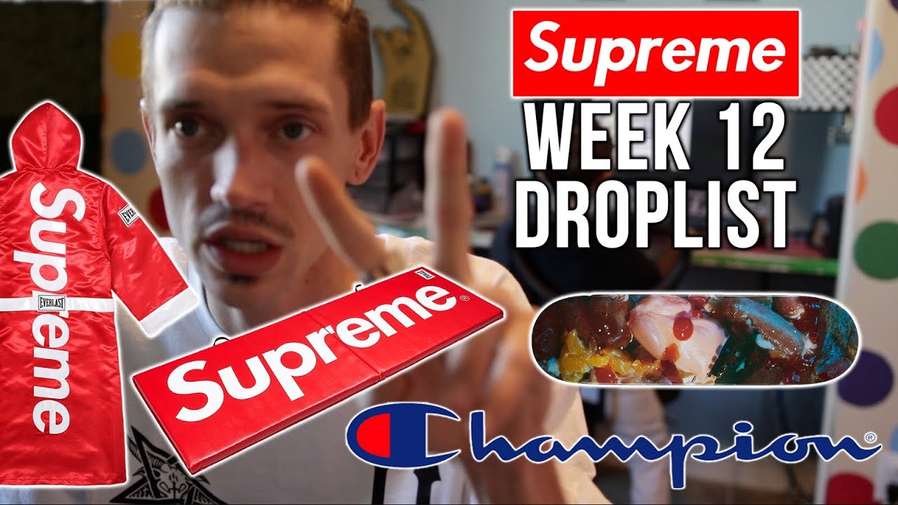 SUPREME WEEK 12 PREVIEW. EVERLAST BOXING ROBE, LEVIS, CHAMPION + MORE ...