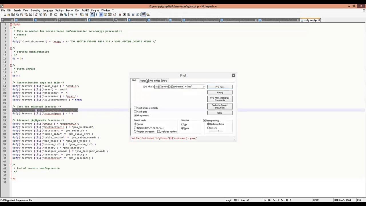 Solving Connection for controluser as defined in your configuration failed Wordpress - YouTube