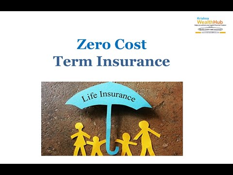 Zero Cost Term Insurance - YouTube