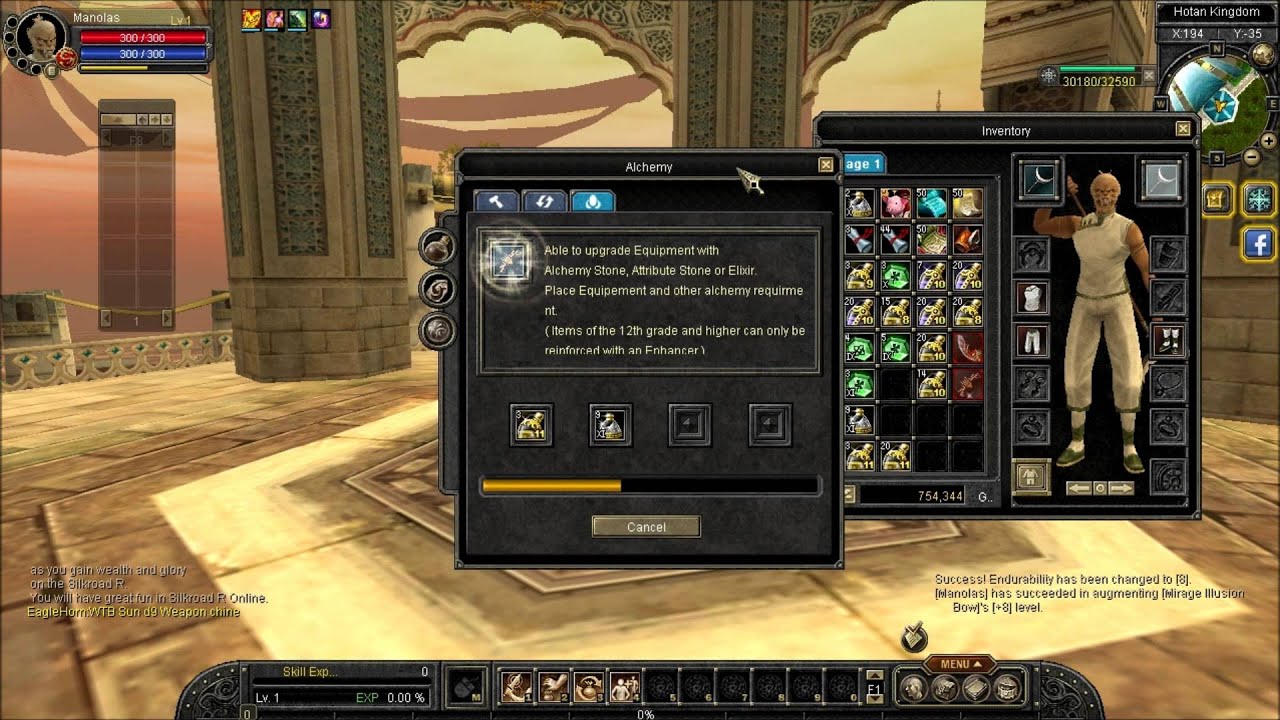 Silkroad R Alchemy Nova Bow - YouTube