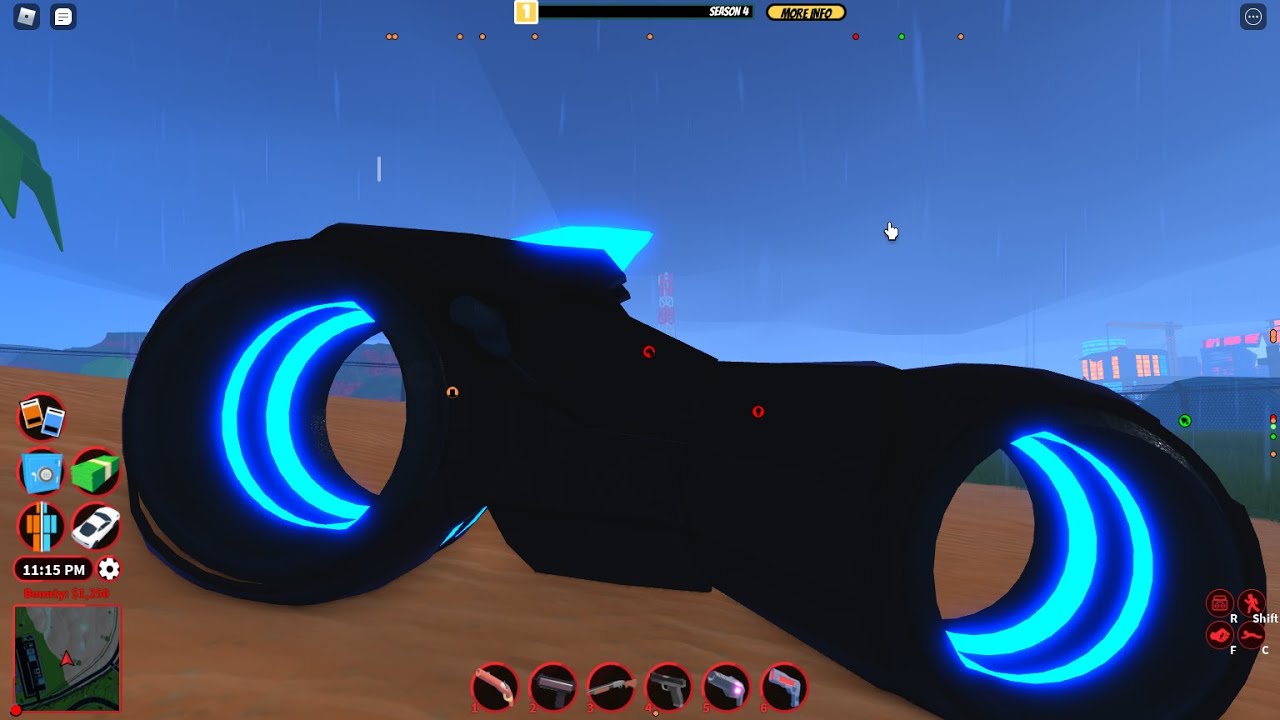 ROBLOX Jailbreak Volt Bike Remodel Review - YouTube