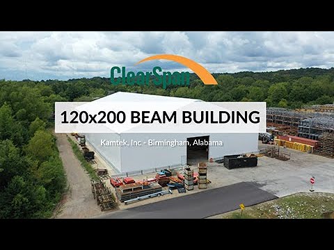 ClearSpan Warehouse Building – Kamtek, Inc – Birmingham, AL - YouTube