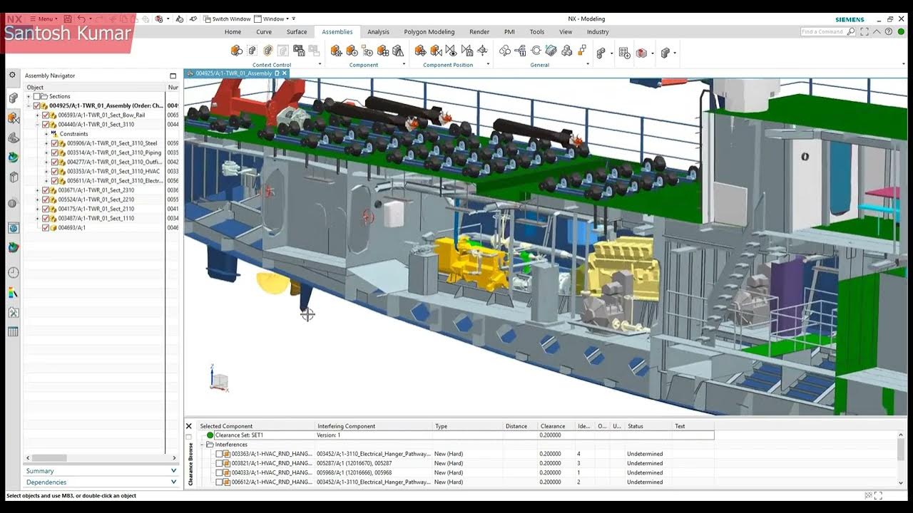 NX 1962 | SIEMENS | CLEARANCE ANALYSIS - YouTube