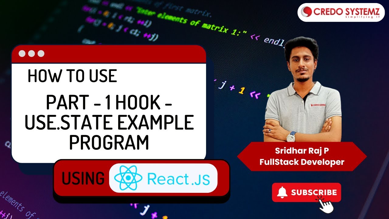 How to Use the useState Hook in React Part 1 | Day 7 | React JS ...