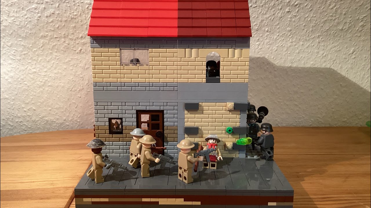 LEGO WW2 House moc - YouTube