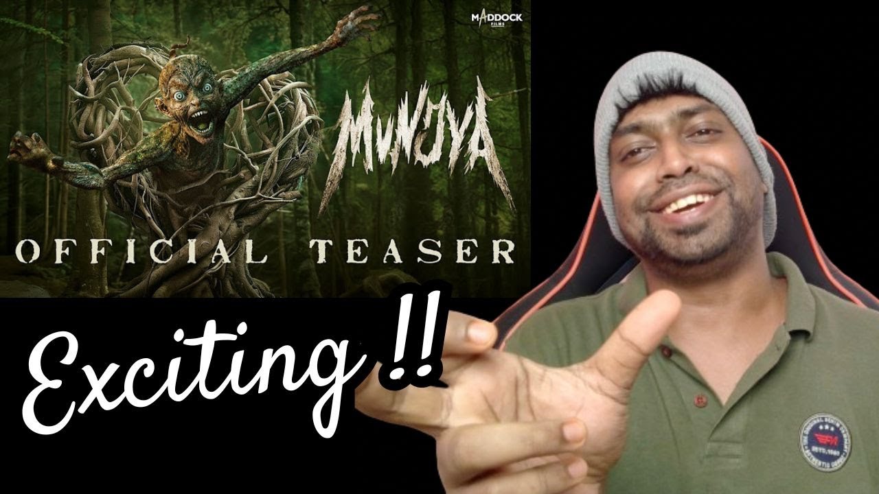 MUNJYA - TEASER Reaction | Abhay Verma | Sharvari | Aditya Sarpotdar| M ...