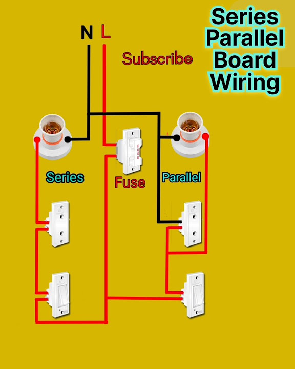How To Series Parallel Board Connection | Make a Series Testing Board ...