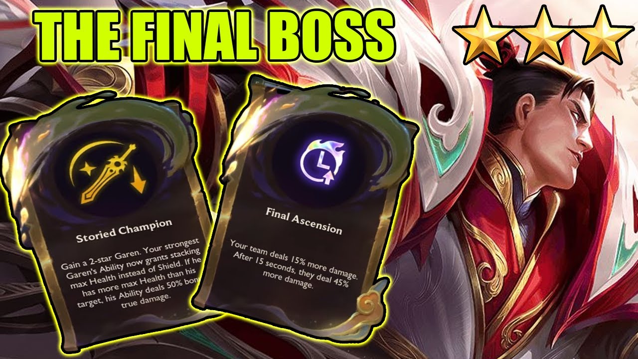 Double Titans Resolve Storied Champion Garen 3 Star (FINAL ASCENSION) I ...