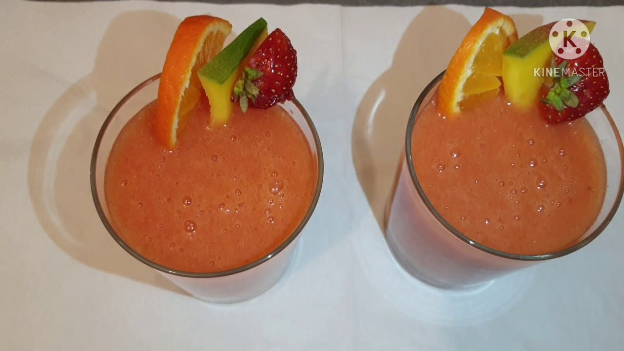 une recette de jus de fruits magnifique - YouTube
