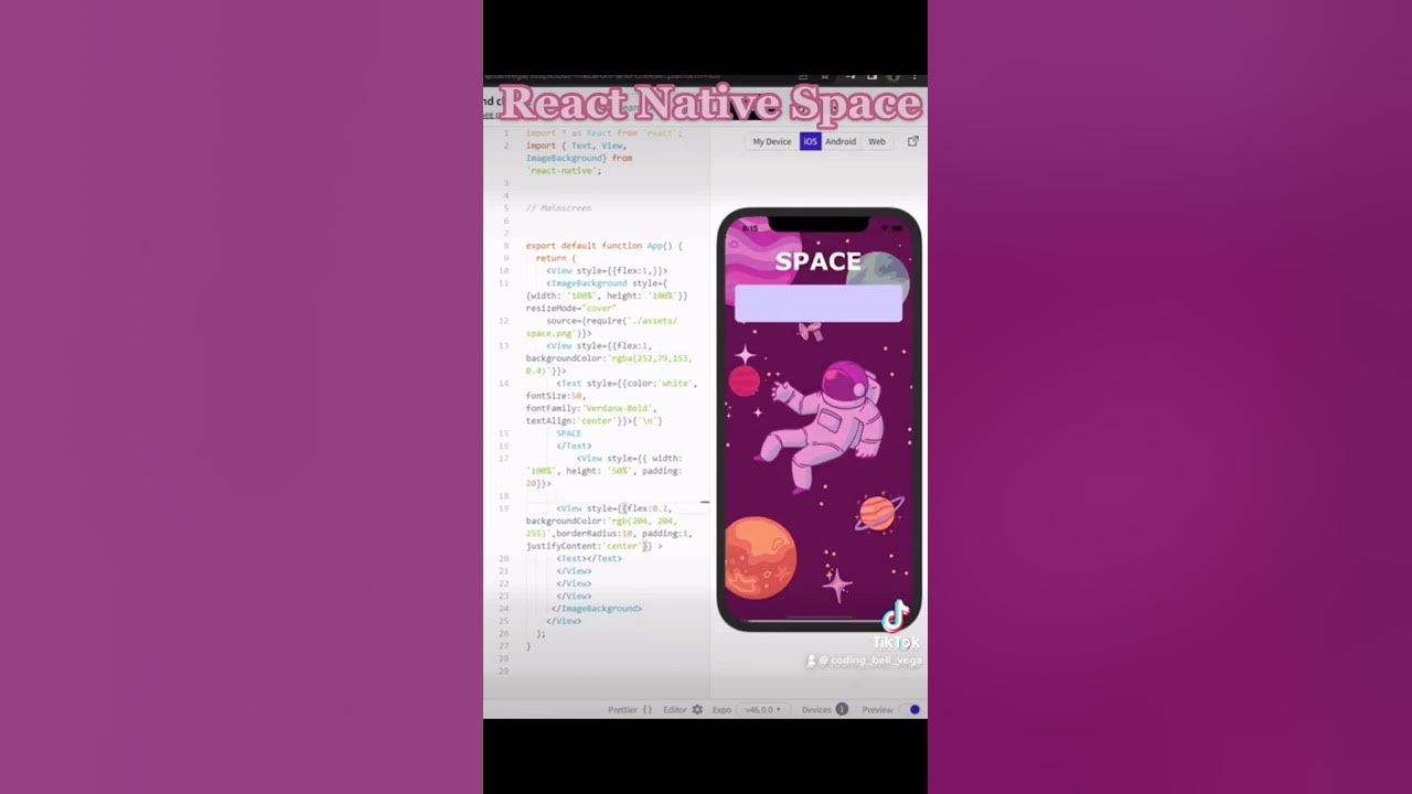 React Native Reactjs Reactnative Compsci Programming Tiktok Coding Reactnativetutorial 