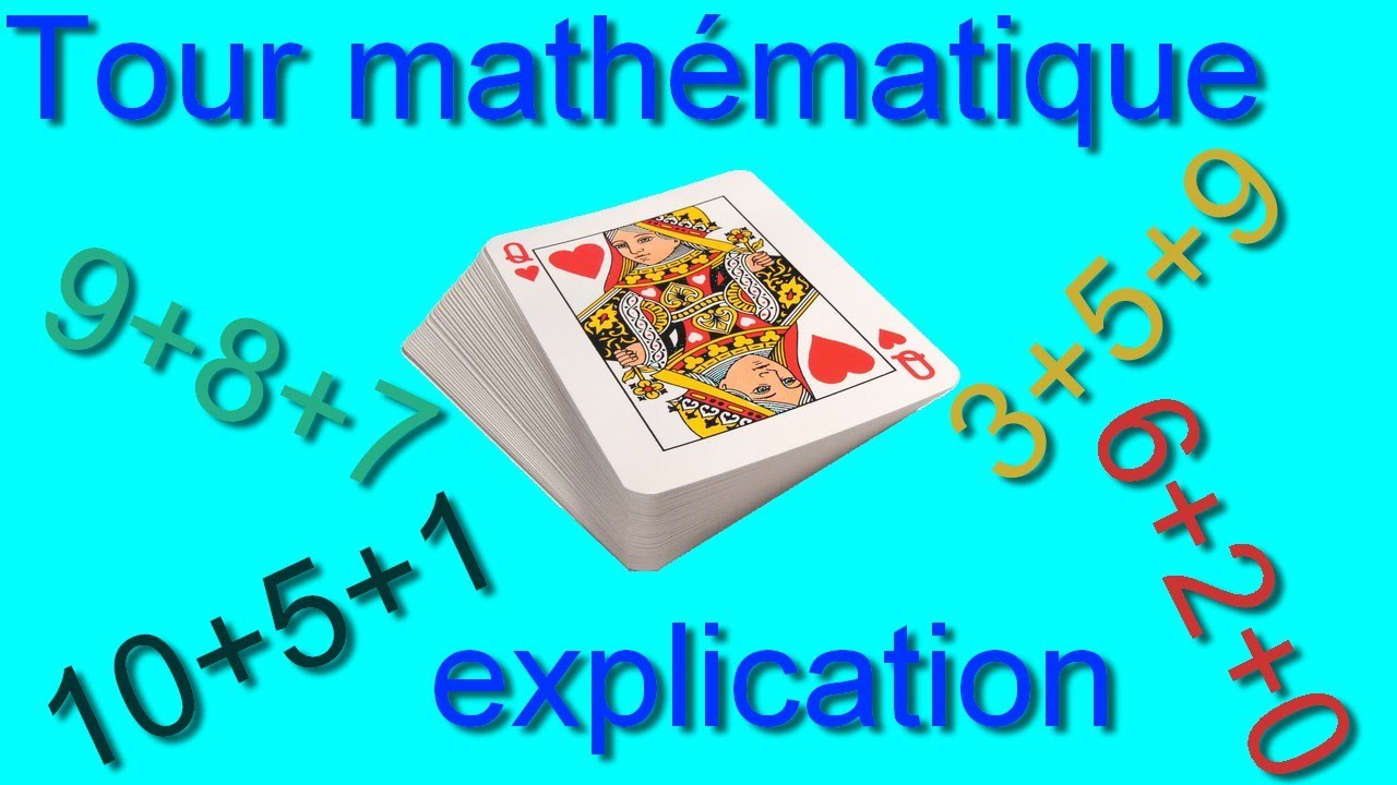 tour de magie facile: mathématique explication - YouTube