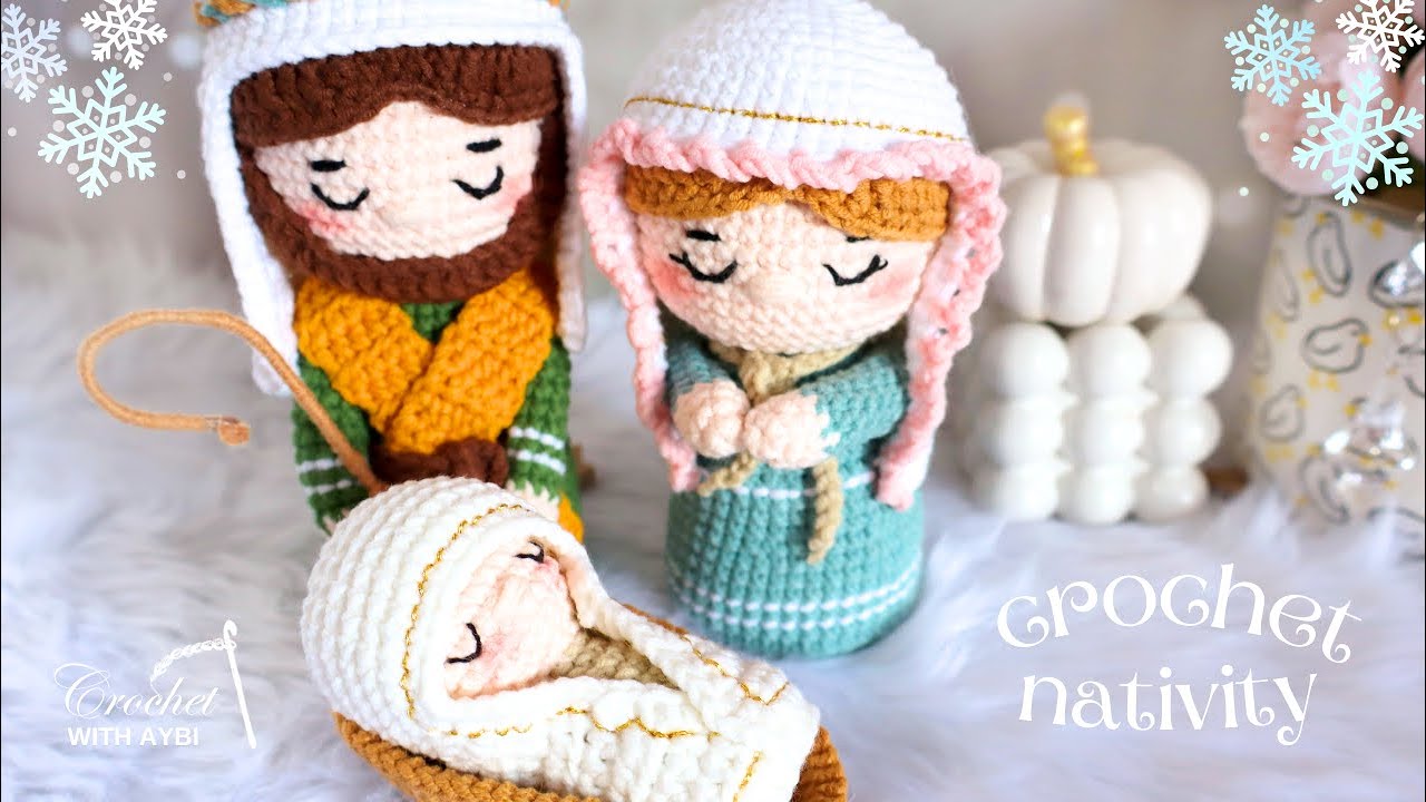 Baby Jesus Crochet Part 1 | 🇺🇲🇪🇦 Sub | Free Crochet Pattern | Natividad ...
