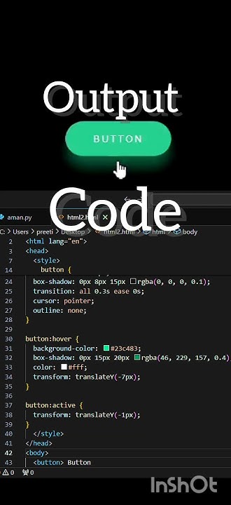 Button Animation In Html Css Part 35 Html Css Coding Youtube