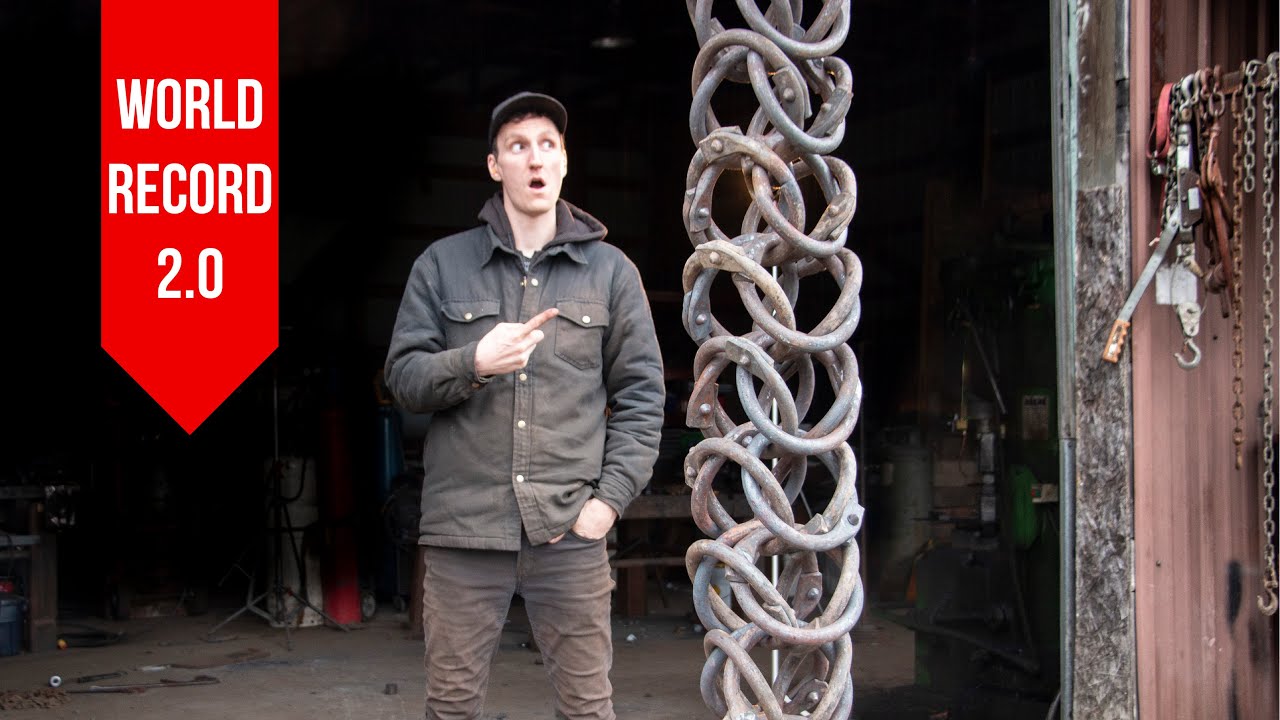 Forging MASSIVE SNAKE WEAVE CHAINMAIL - YouTube