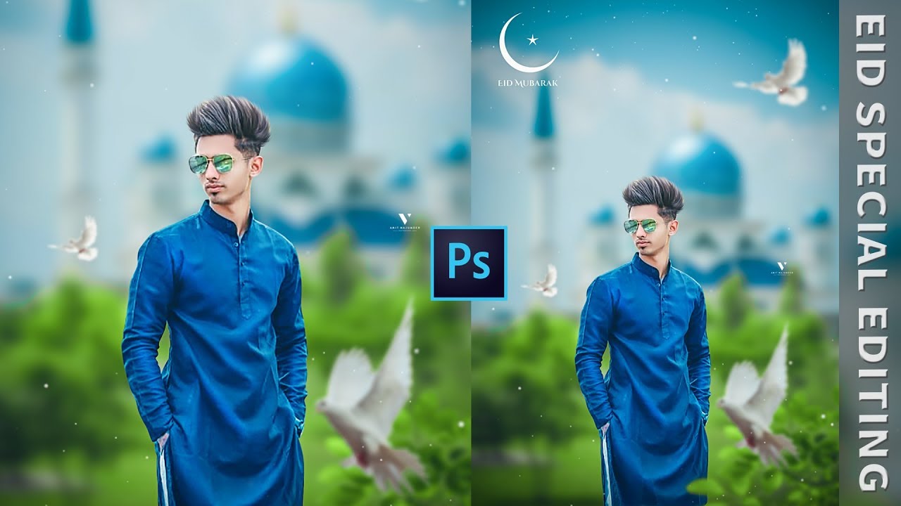 Eid special photo editing in photoshop - Eid Mubarak Photo Manipulation ...