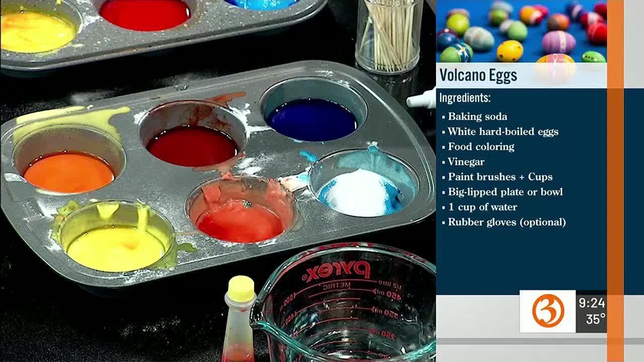 RECIPE OF THE WEEK: Volcano Eggs - YouTube