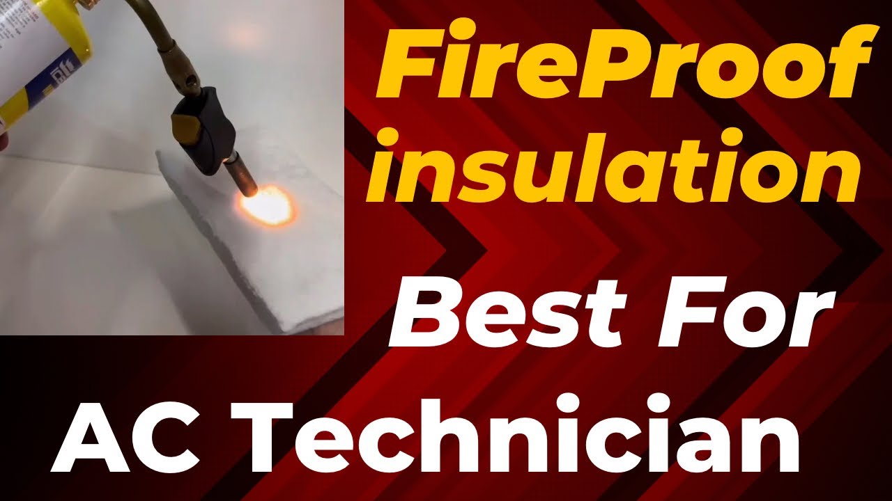 Fireproof heat protection best AC Technician when pipe brazing safety ...