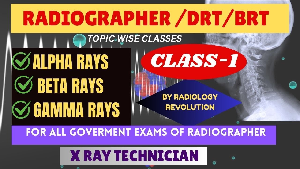 Radiation Physics | Alpha, Beta & Gamma Rays | Part 1 | Radiographer ...