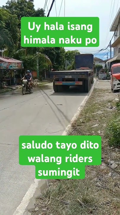 #short#hala saludo tayo sa mga riders dito hindi sumisingit sa malaking truck naku po - YouTube