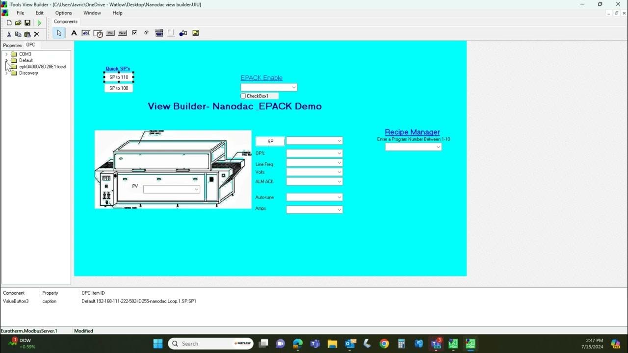 Watlow Mastery Series: Eurotherm Itools "ViewBuilder" Option & Training - YouTube