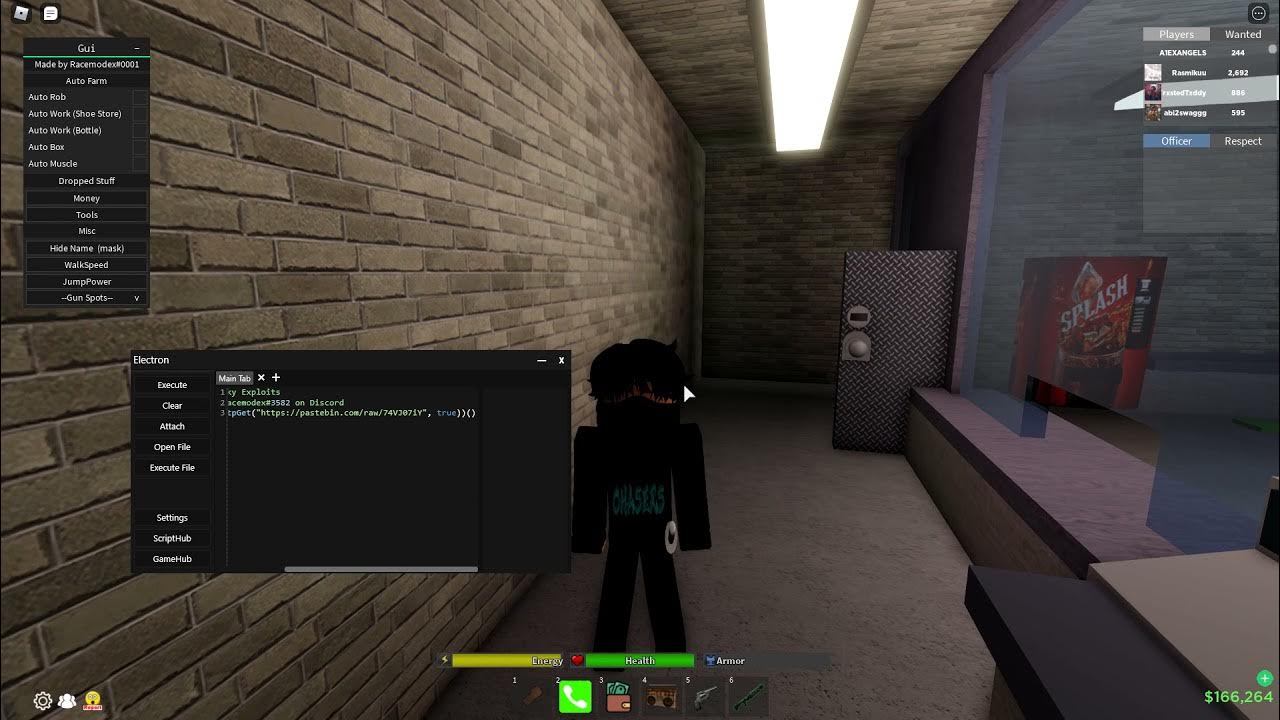 how to exploit in da hood and use electron. - YouTube