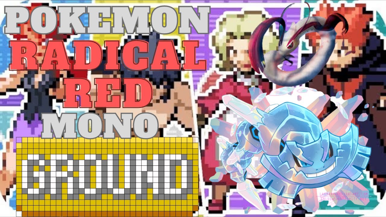 Pokemon Radical Red Elite Four MONO GROUND Challenge - YouTube