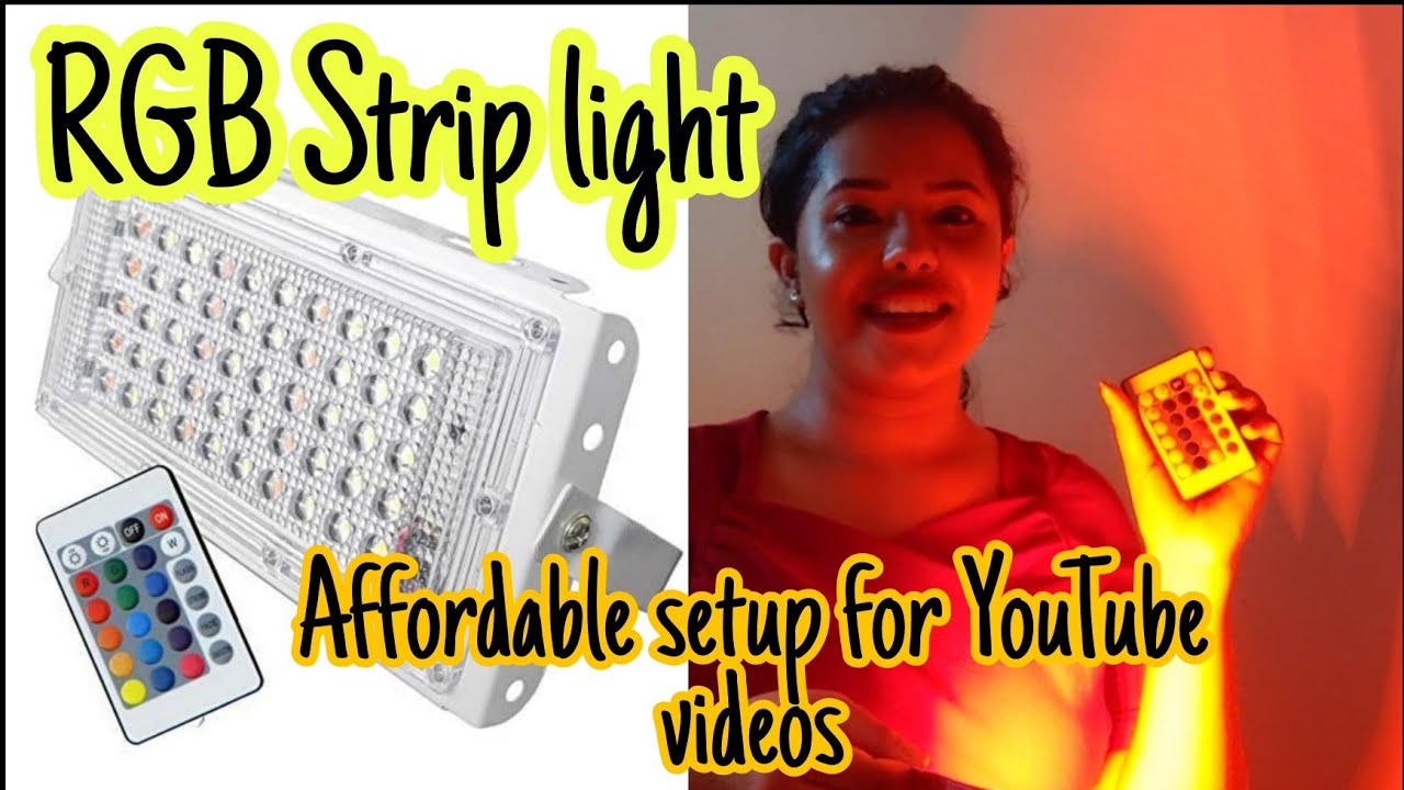 Affordable Light setup for YouTube & Instagram Videos | Best background ...