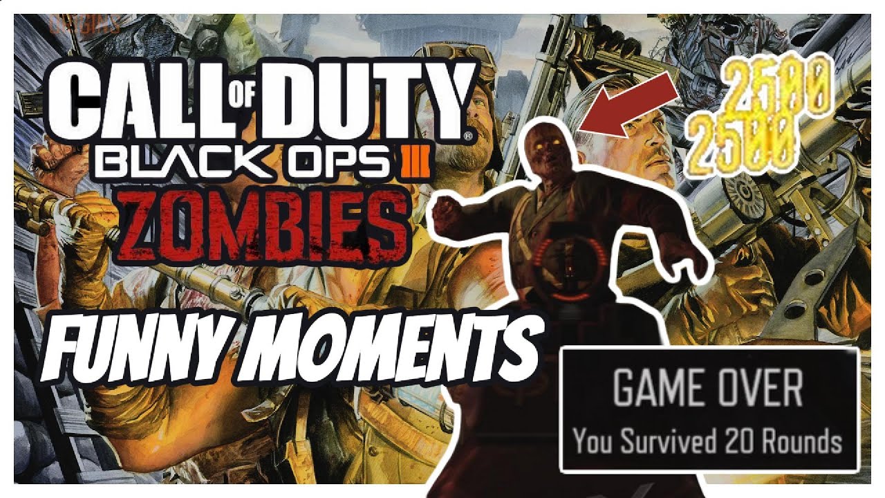Black Ops 3 Zombies Funny Moments - The Most Chaotic Zombies Game You ...