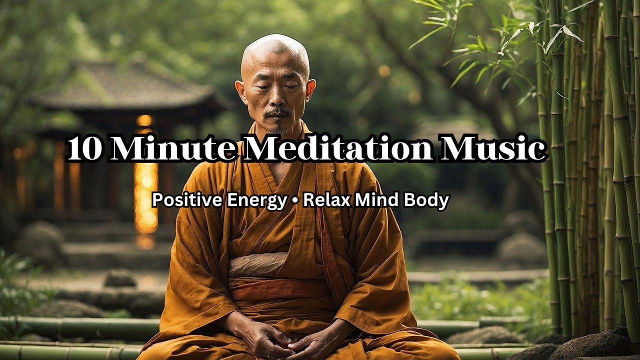 10 Minute Deep Meditation Music for Positive Energy • Relax Mind Body ...