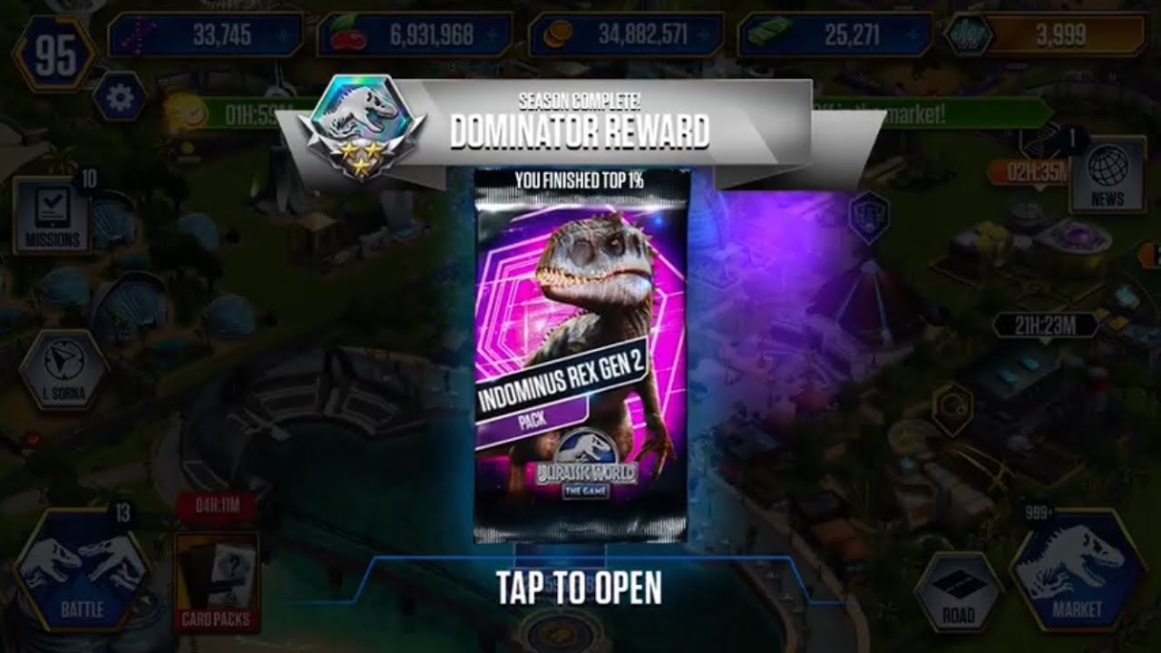 INDOMINUS REX GEN 2 PACK (TAP TO OPEN) - YouTube