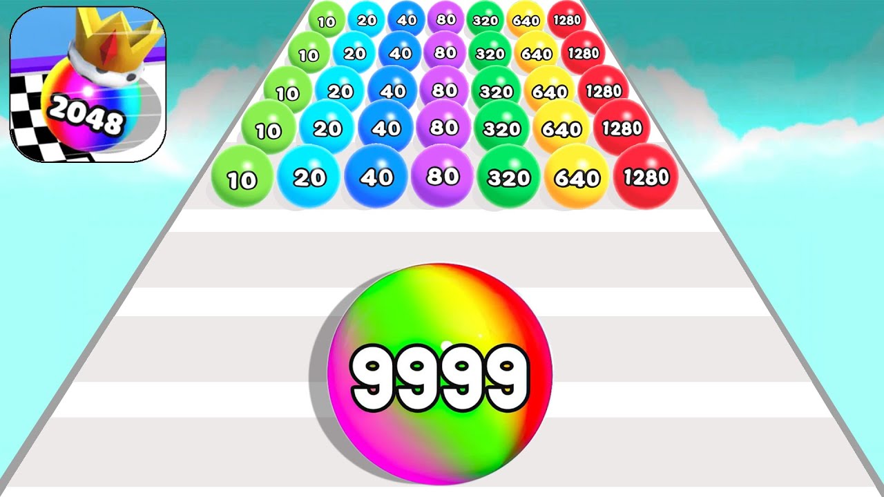 Satisfying Mobile Game Ball Merge Run Game All Levels Top Free Gameplay ...