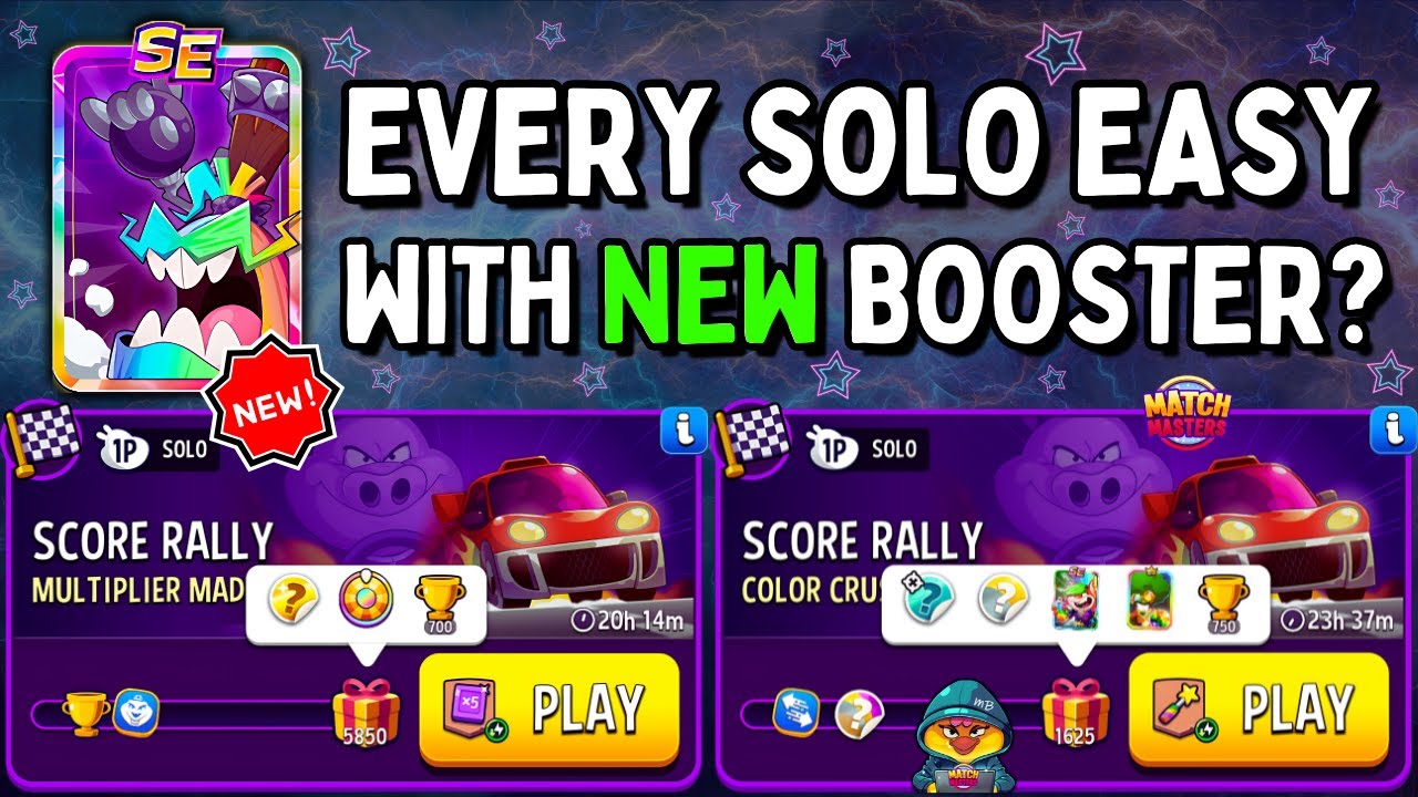 NEW SE BOOSTER BEATS EVERY SOLO! CHECK OUT! x2 Score Rally Multiplier ...