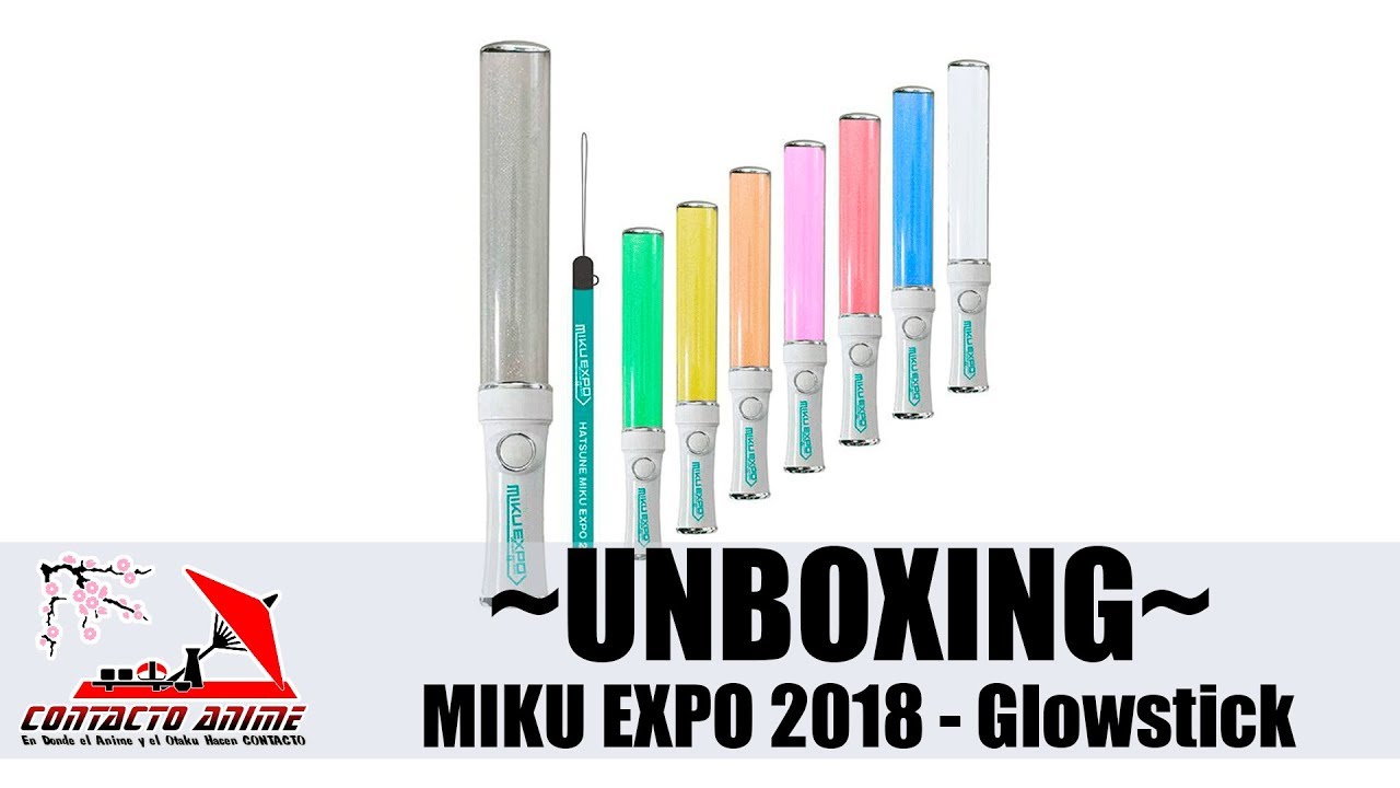 Unboxing Light Stick Miku Expo 2018 - YouTube