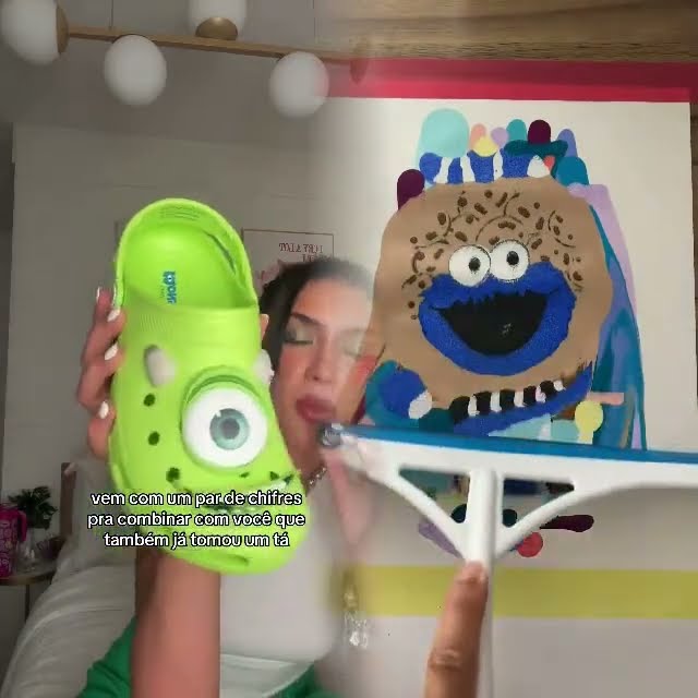 Crocs monstros sa Crocs mike wazowski #chango - YouTube