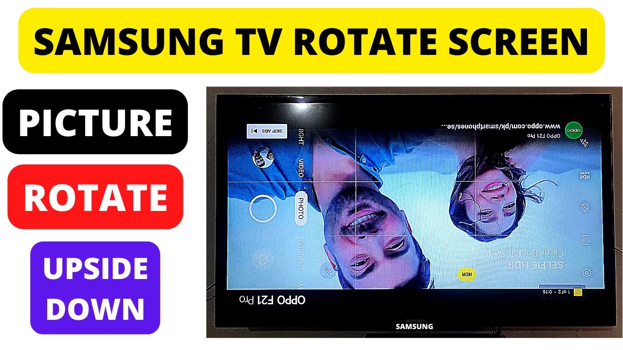 SAMSUNG TV SCREEN ROTATION SETTINGS, SAMSUNG TV ROTATE SCREEN - YouTube