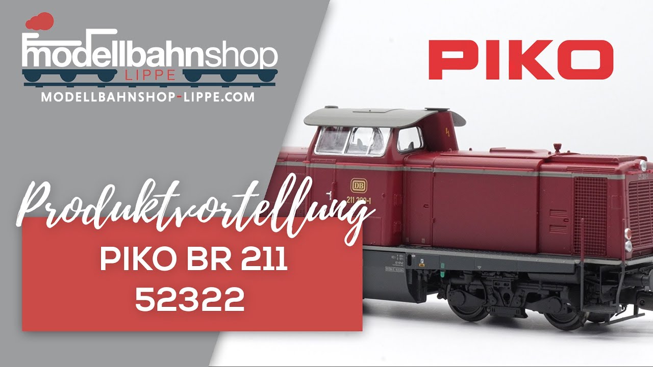 Vorstellung der BR 211 H0 von PIKO: Alle Details im Überblick - YouTube