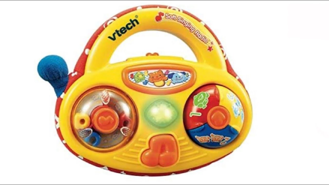 Vtech Soft Singing Radio baby toy - YouTube