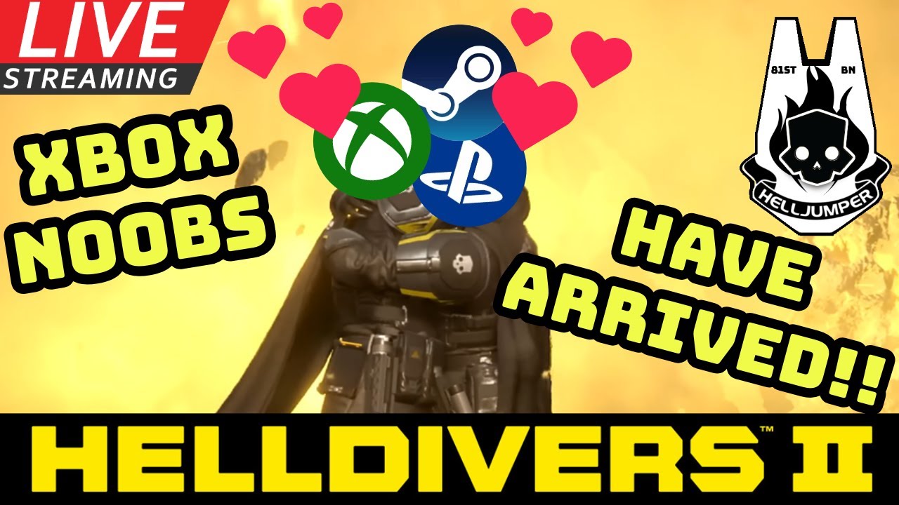 🔴HELPING XBOX DIVERS | Helldivers 2 Live Stream - YouTube