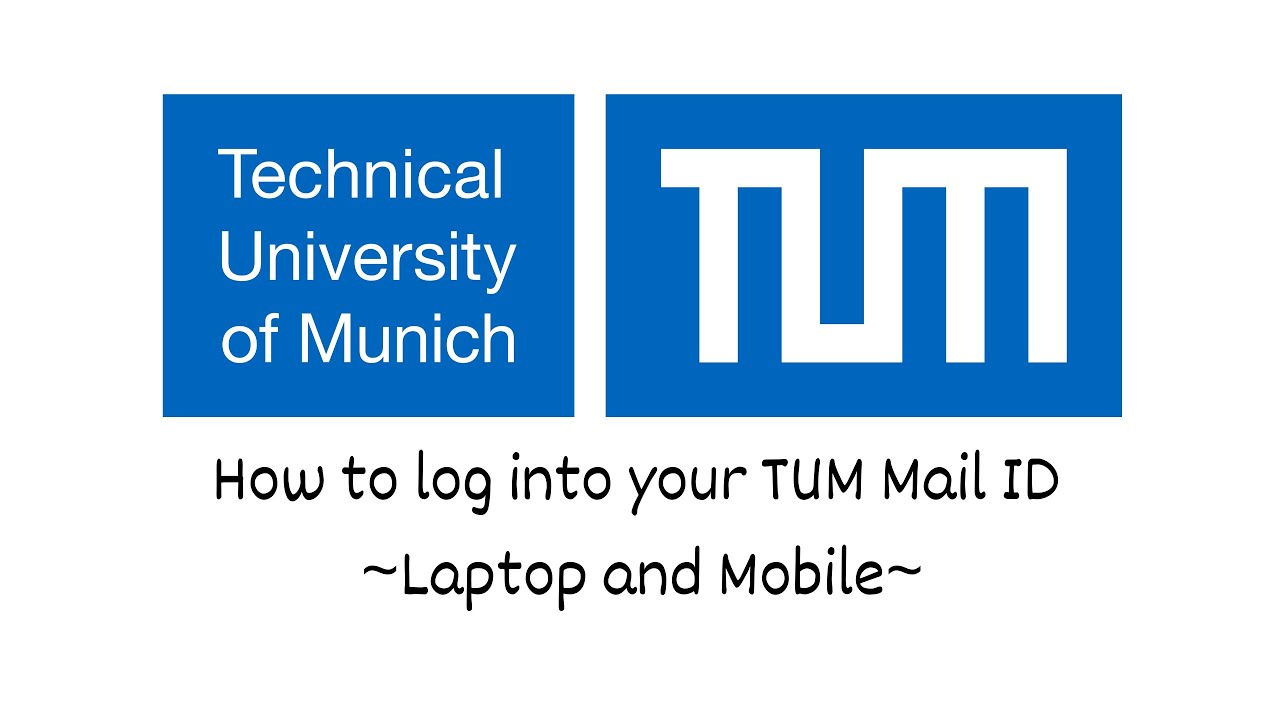 How to Open / Configure TUM Mail ID in your Laptop and Mobile - YouTube