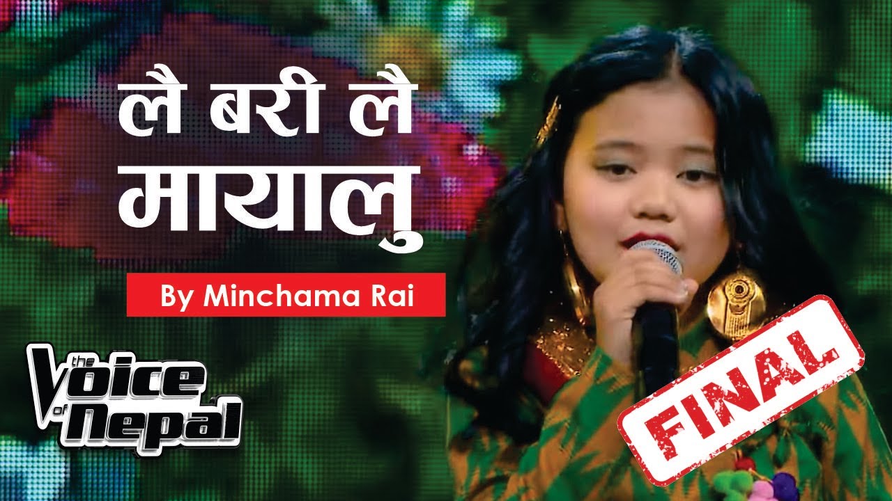 minchama rai "lai bari meri mayalu" voice of nepal kids finale || final ...