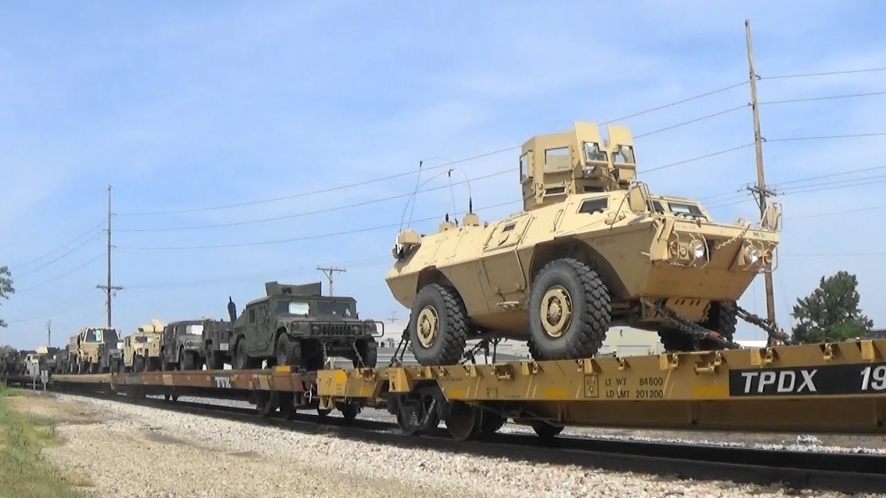 IAIS 512 West- BICB w/ Military Train! East Moline, IL - YouTube